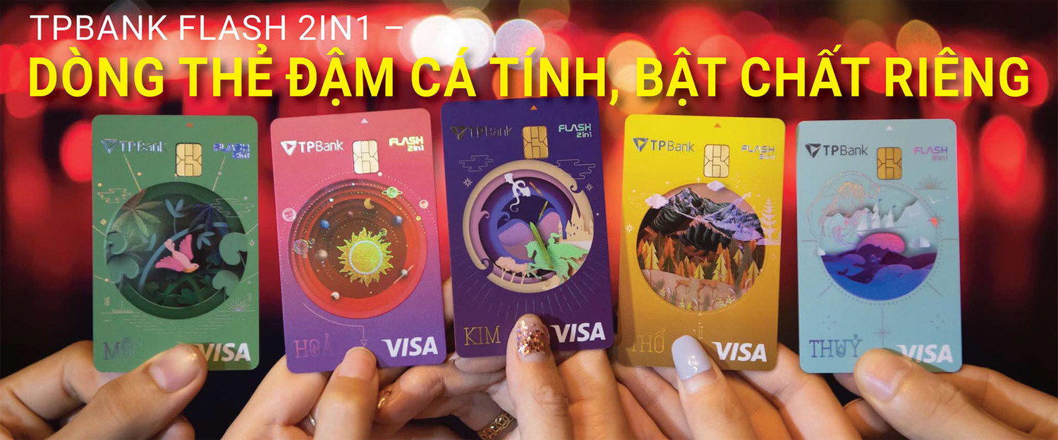 TPBank Flash 2in1 – Dòng thẻ đậm cá tính, bật chất riêng | Thương gia ...
