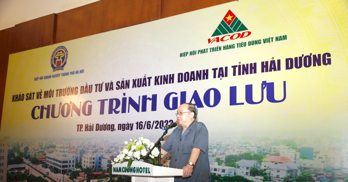 VACOD và HBA khảo sát môi trường đầu tư kinh doanh tại Hải Dương ...