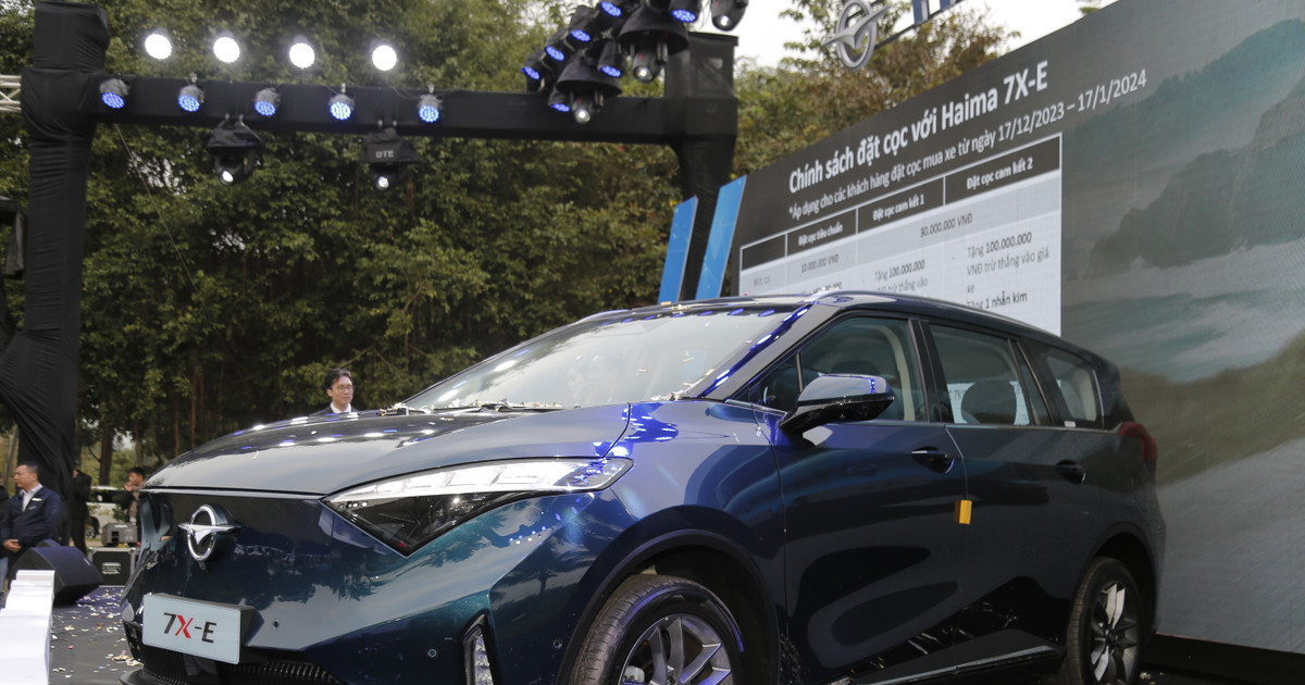 Haima 7X-E MPV 7 chỗ thuần điện đầu tiên ra mắt khách Việt, giá từ 1,111 tỷ | Thương gia - Thông ...