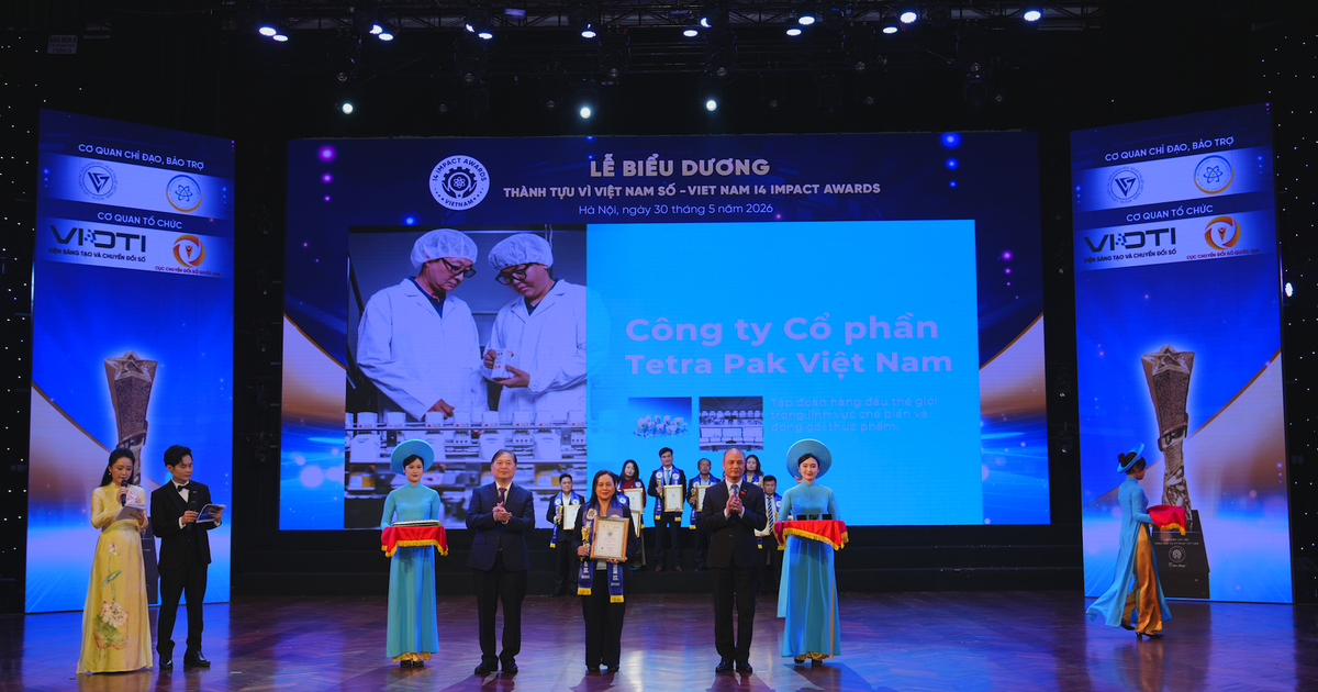 Tetra Pak nhận giải thưởng đổi mới sáng tạo tại Vietnam I4 Impact ...