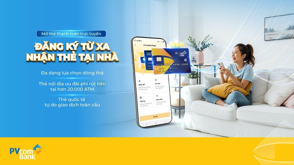 PVcomBank triển khai tính năng mở thẻ thanh toán trên PVConnect ...
